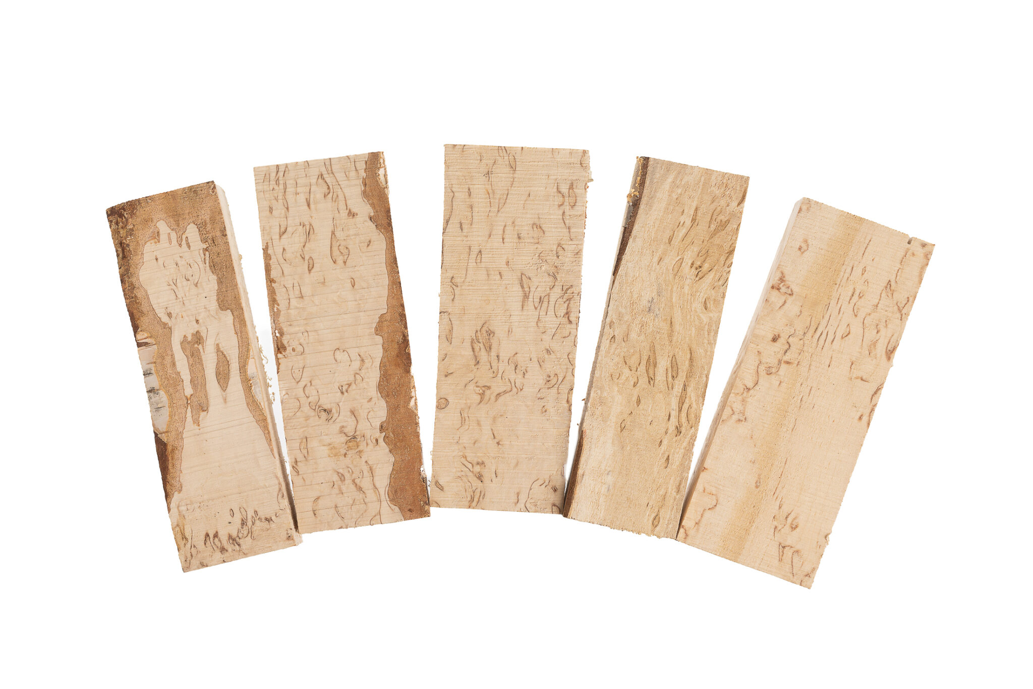 Exotic wood blanks - Curlybirchwood - Curly birch wood