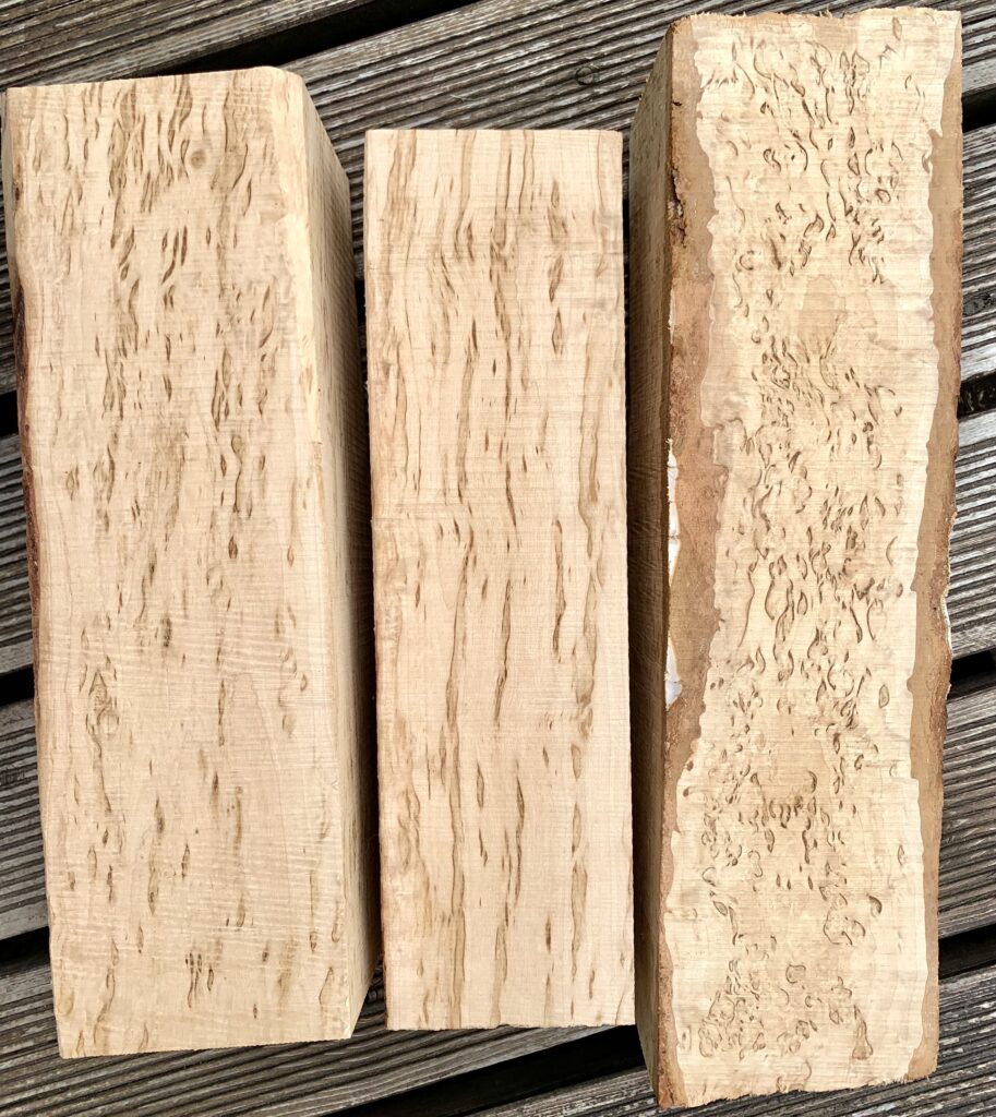 Exotic wood blanks - Curlybirchwood - Curly birch wood